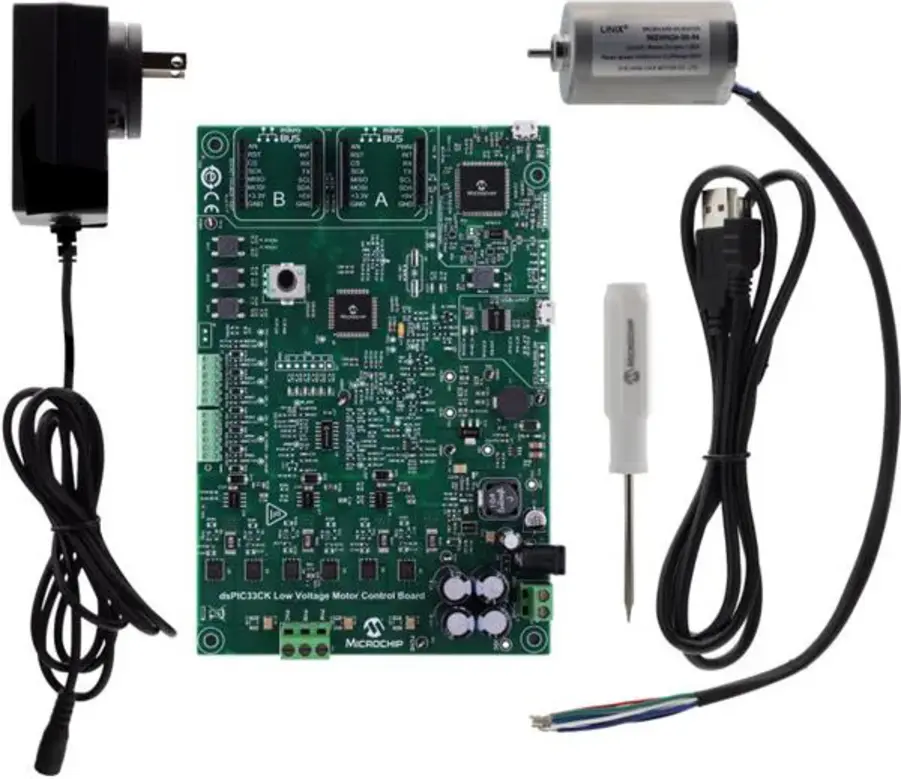 Microchip Technology EV12F76A DSPIC33CJ Motor Control Starter Kit